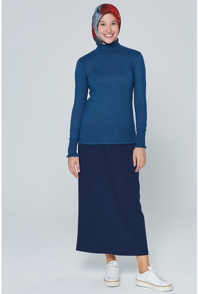 Armine Triko Bluz Lacivert 20K2027