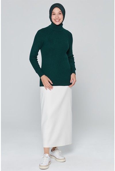 Armine Triko Bluz Yeşil 20K2013