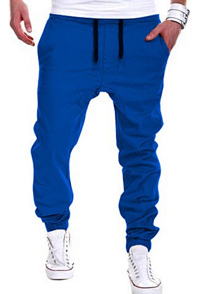 Buyfun Moda Erkek Spor Pantolon Düz Renk Rahat Uzun Pantolon Buyfun Moda Erkek Spor Pantolon Düz Renk Rahat Uzun Pantolon