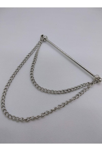 Gutiero Gömlek Yaka Zinciri Gümüş