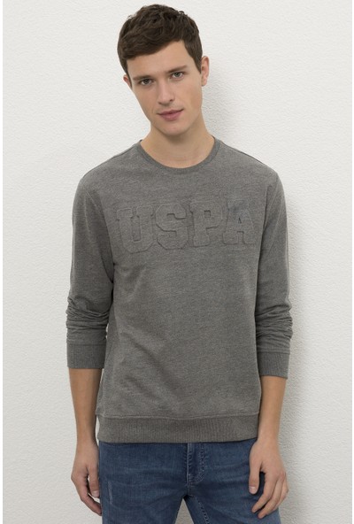 U.S. Polo Assn. Gri Sweatshirt Basic 50225481-VR081 U.S. Polo Assn. Gri Sweatshirt Basic 50225481-VR081