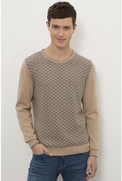 U.S. Polo Assn. Kahverengi Triko Kazak 50223882-VR122 U.S. Polo Assn. Kahverengi Triko Kazak 50223882-VR122