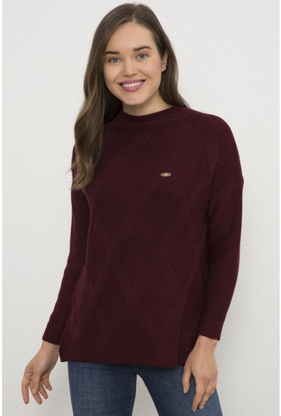 U.S. Polo Assn. Kırmızı Triko Kazak 50224980-VR014