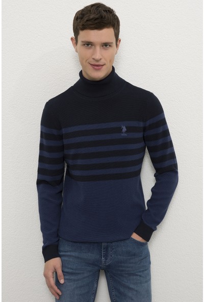 U.S. Polo Assn. Lacivert Triko Kazak 50223894-VR033 U.S. Polo Assn. Lacivert Triko Kazak 50223894-VR033