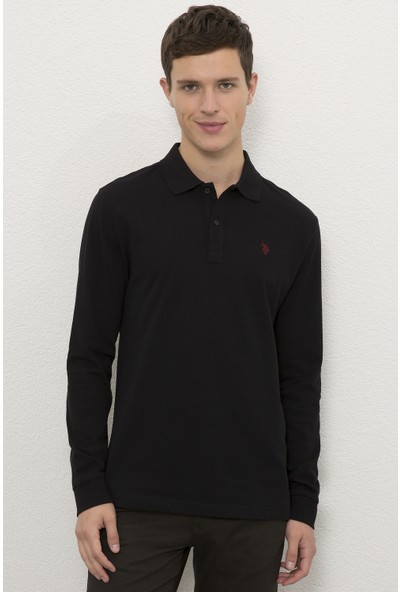 U.S. Polo Assn. Siyah Sweatshirt Basic 50225335-VR046 U.S. Polo Assn. Siyah Sweatshirt Basic 50225335-VR046