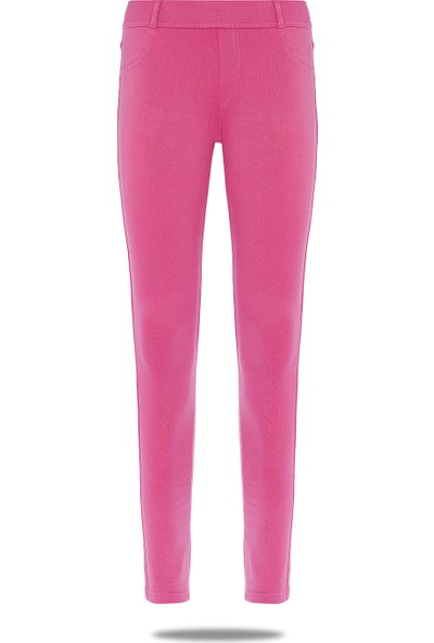 FSM1453 Kadın Pamuklu Bilek Üstü Pantolon Tayt