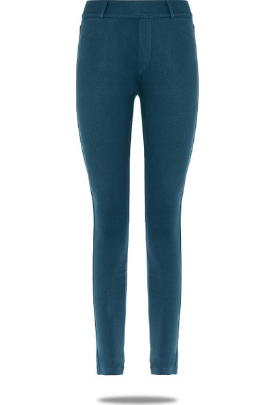 FSM1453 Kadın Pamuklu Bilek Üstü Pantolon Tayt