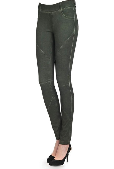 FSM1453 Kadın Pamuklu Jean Pantolon Tayt