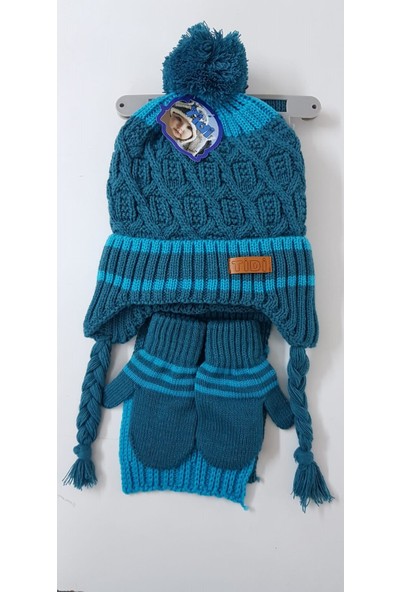 1-3 Yaş 3'lu Cocuk Atkı Bere Eldiven Set