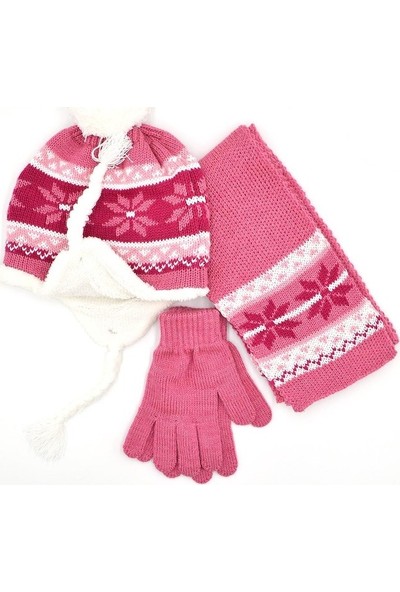 Atkı Bere Eldiven Garson Boy Çocuk 3 Lü Takımı