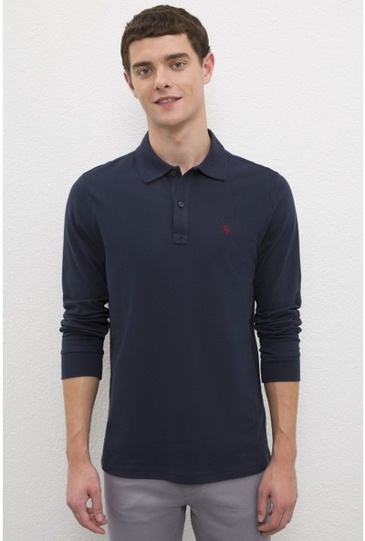 U.S. Polo Assn. Erkek Lacivert Sweatshirt Basic 50225335-VR033 U.S. Polo Assn. Erkek Lacivert Sweatshirt Basic 50225335-VR033