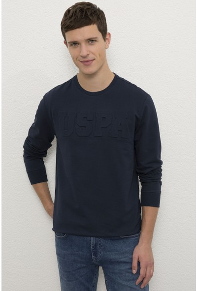U.S. Polo Assn. Erkek Lacivert Sweatshirt Basic 50225481-VR033 U.S. Polo Assn. Erkek Lacivert Sweatshirt Basic 50225481-VR033