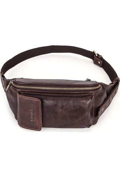 Contacts Belsito - Unique Serie Hakiki Eskitme Deri Bel Çantası Contacts Belsito - Unique Serie Hakiki Eskitme Deri Bel Çantası