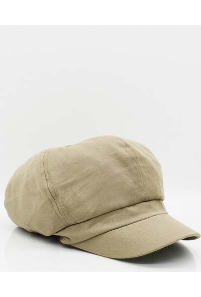 Külah Kadın %100 Pamuk Kasket - Bej Külah Kadın %100 Pamuk Kasket - Bej