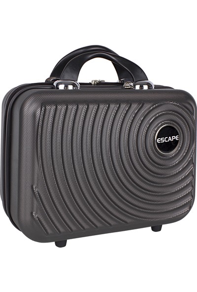 Escape 1 Abs Makyaj Çantası, El Valizi, Seyahat Çantası Antrasit