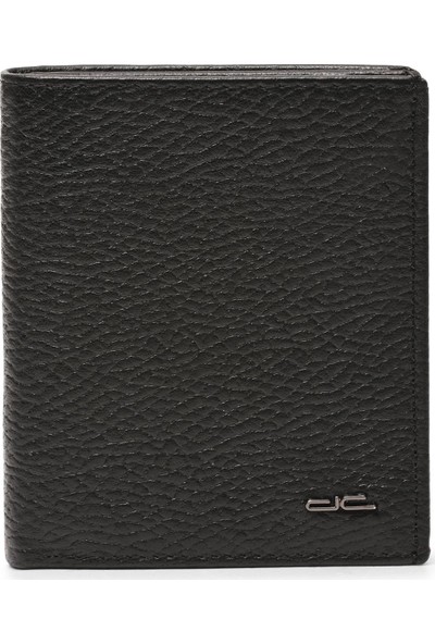 Erkek Deri Cüzdan Cepli Dik Siyah 113501