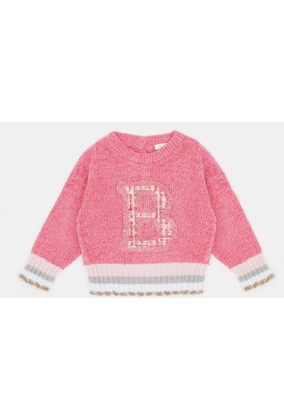 Bg Baby Kız Bebek Pembe Kazak 20FW0BG2416