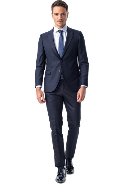 Morven Basic Slimfit Takım Elbise Lacivert Morven Basic Slimfit Takım Elbise Lacivert