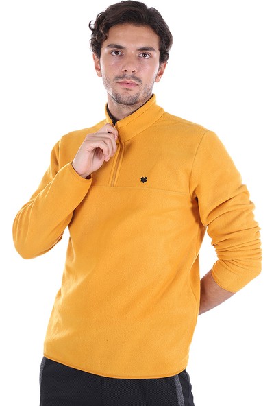 Diandor Yarım Fermuarlı Erkek Polar Hardal 2025111 Diandor Yarım Fermuarlı Erkek Polar Hardal 2025111