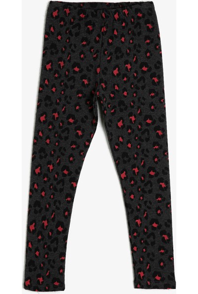 Koton Kız Çocuk Hayvan Desenli Baskılı Tayt