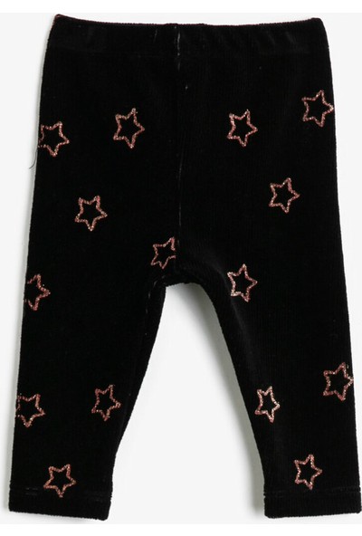 Koton Kids Kız Çocuk Baskılı Normal Bel Tayt Koton Kids Kız Çocuk Baskılı Normal Bel Tayt