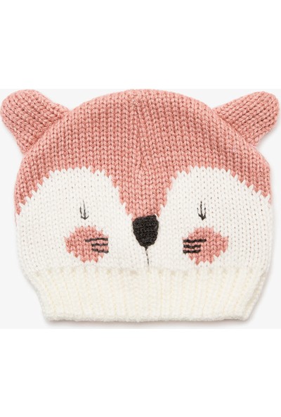 Koton Kız Çocuk Hayvan Desenli Bere