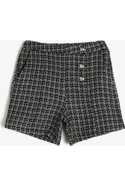Koton Tüvit Düğmeli Cepli Şort