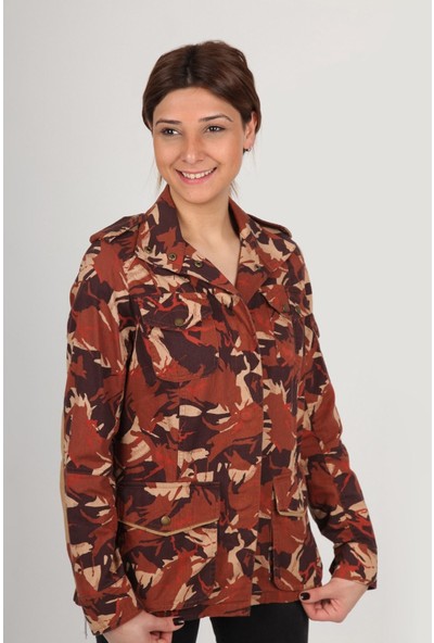 Barbour Mercia Casual Jacket OR51 Orange Camo