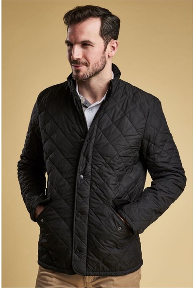 Barbour Chelsea Kapitone Ceket BK11 Black