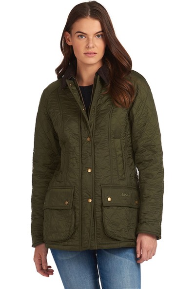 Barbour Beadnell Polar Kapitone Ceket OL91 Olive