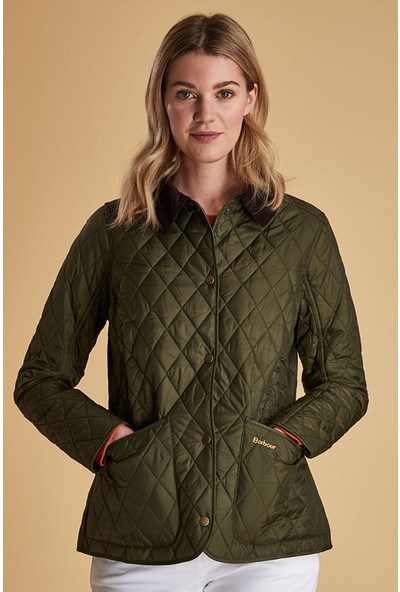 Barbour Annandale Terracotta Kapitone Ceket OL91 Olive