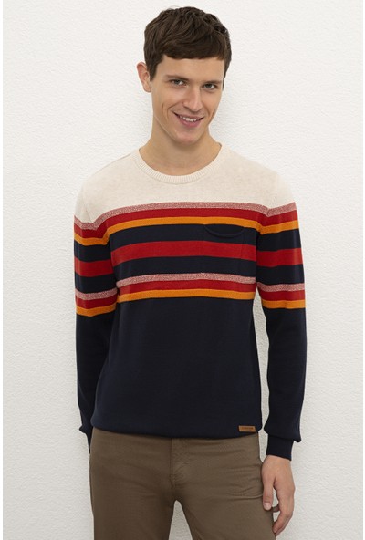 U.S. Polo Assn. Erkek Lacivert Triko Kazak 50228567-VR033 U.S. Polo Assn. Erkek Lacivert Triko Kazak 50228567-VR033