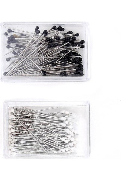 Zubizubi Mineli Eşarp Şal İğnesi (Siyah & Beyaz 2'li Set) 200 Adet Zubizubi Mineli Eşarp Şal İğnesi (Siyah & Beyaz 2'li Set) 200 Adet