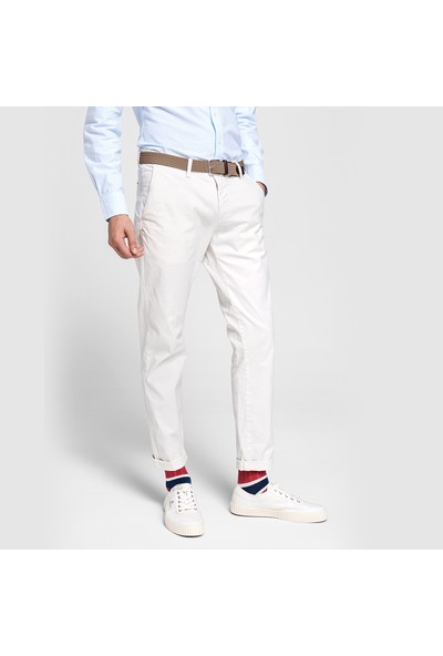 Gant Erkek Krem Rengi Chino Pantolon