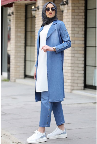 Piennar Elit Kot Ikili Takım Tesettür Elbise Piennar Elit Kot Ikili Takım Tesettür Elbise