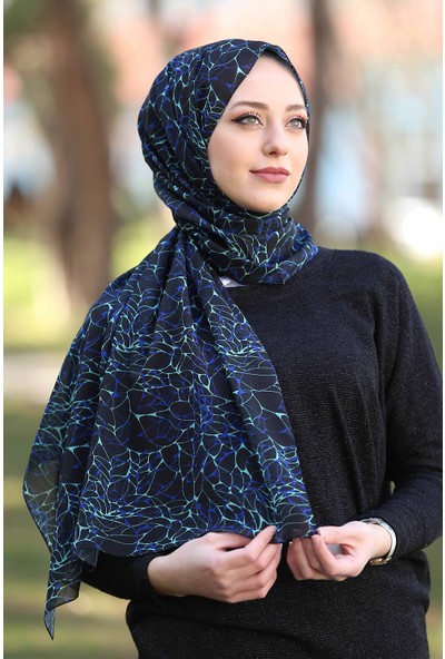 Stella Watershine Desenli Şal Mint 70X180CM Stella Watershine Desenli Şal Mint 70X180CM