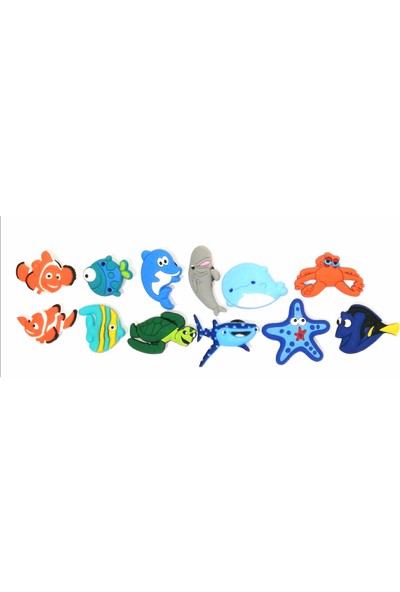 Croci Crocs Terlik Süsleri JİBBİTZ12 Adet Set L-1 Croci Crocs Terlik Süsleri JİBBİTZ12 Adet Set L-1