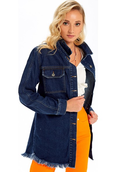 Denimaj Lucia Denim Ceket Mavi S Denimaj Lucia Denim Ceket Mavi S