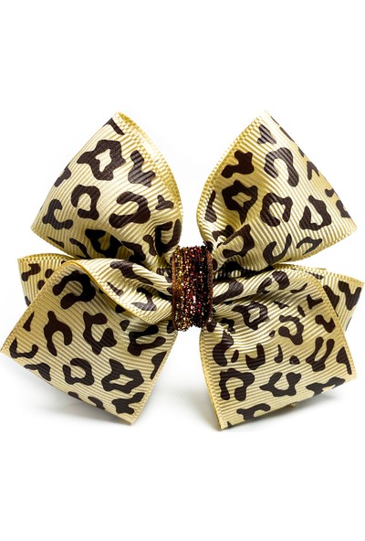 Lovesome Leopar Fiyonk Saç Tokası / Leopard Brown Twinkle Lovesome Leopar Fiyonk Saç Tokası / Leopard Brown Twinkle