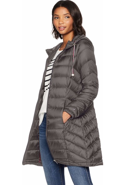 Tommy Hilfiger Kadın Katlanabilir Şişme Kaban (Yurt Dışından)