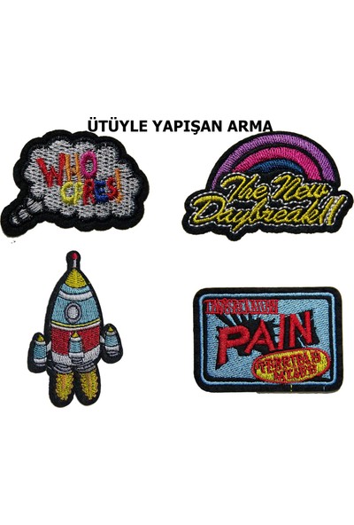 Halfart Nakışlı Serı Arma 3 ( Patch , Yama )