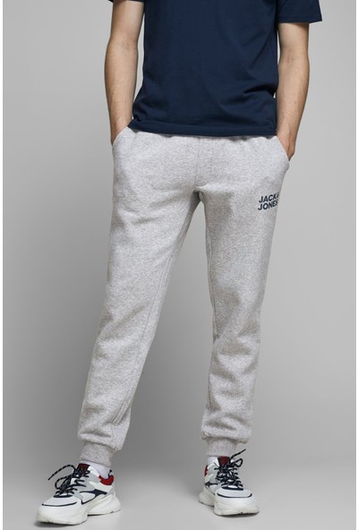 Jack & Jones Erkek lıght grey melange Eşofman Altı Jack & Jones Erkek lıght grey melange Eşofman Altı