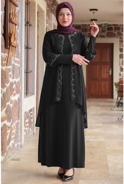 Fahima Efsun Abiye Siyah FHM628 Fahima Efsun Abiye Siyah FHM628