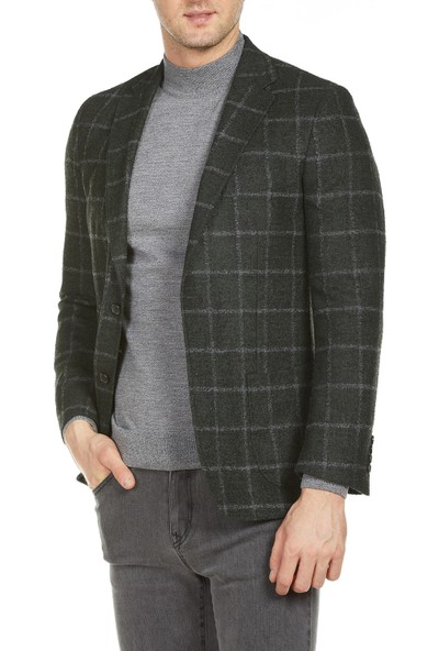 Bisse Erkek Mono Yaka Regular Fit Platinum Ceket Bisse Erkek Mono Yaka Regular Fit Platinum Ceket