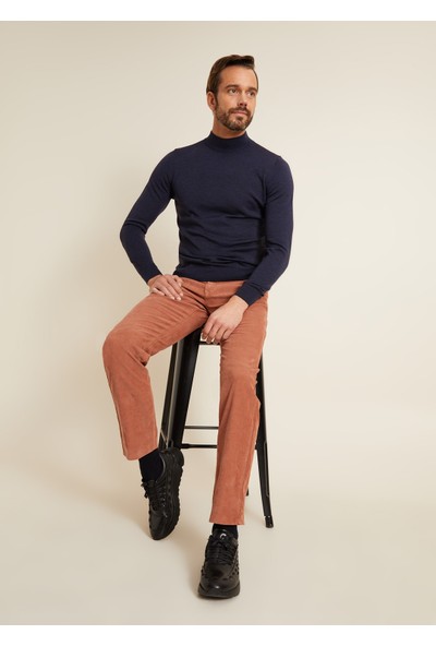 Bisse Erkek Regular Fit 5 Cep Kadife Pantolon