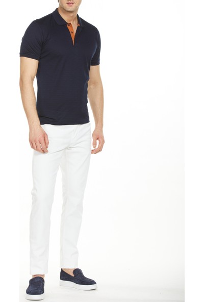 Bisse Erkek Regular Fit Desenli Polo Yaka T-Shirt Bisse Erkek Regular Fit Desenli Polo Yaka T-Shirt