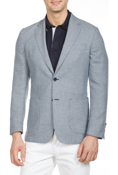 Bisse Erkek Regular Fit Mikro Desenli Spor Ceket Bisse Erkek Regular Fit Mikro Desenli Spor Ceket