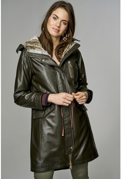 Derimod Valentina Kadın Deri Ceket Derimod Valentina Kadın Deri Ceket