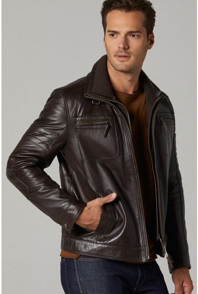 Derimod Clark Erkek Deri Ceket