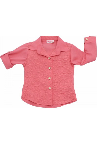 Pundi Kids Plt Girls Desenli Kız Çocuk Gömlek Pundi Kids Plt Girls Desenli Kız Çocuk Gömlek